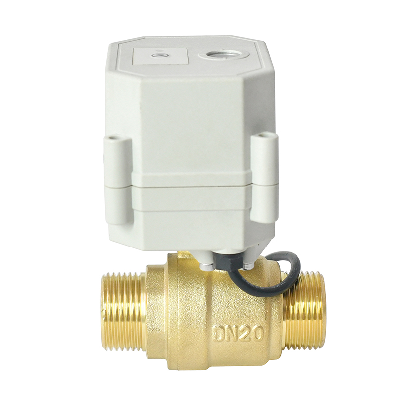 DN20 2 Way Male Thread Brass Wi-Fi Electric Ball Valve-Products-Taizhou ...