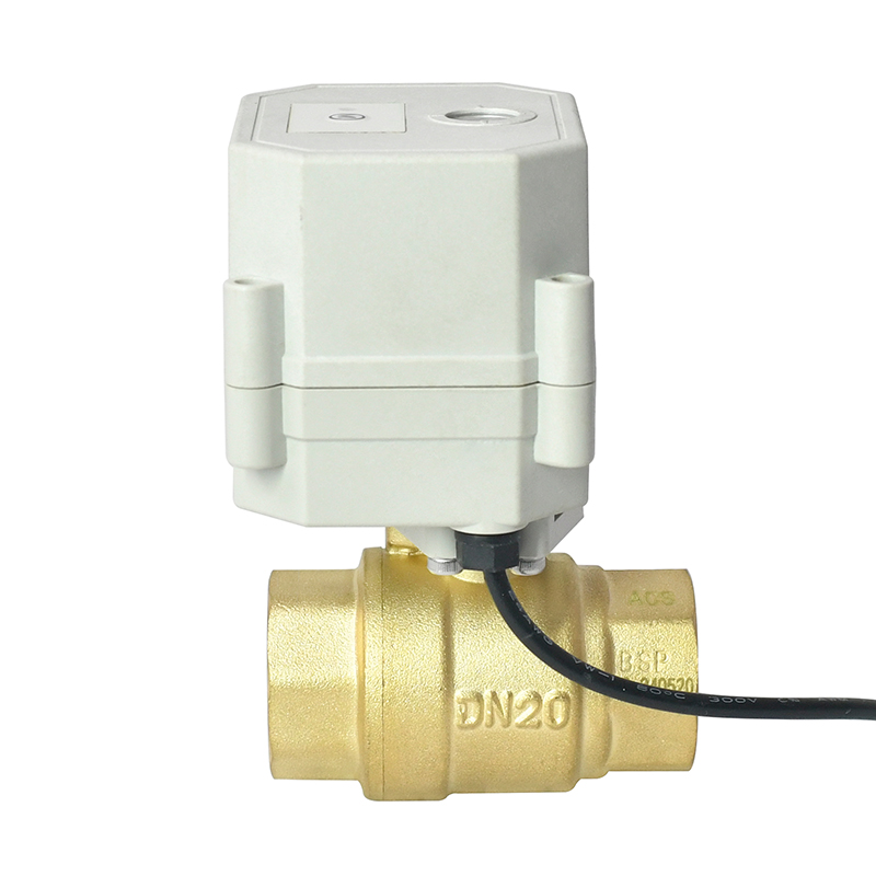 DN20 2 Way Brass Wi-Fi Electric Ball Valve-Products-Taizhou Tonhe Flow ...